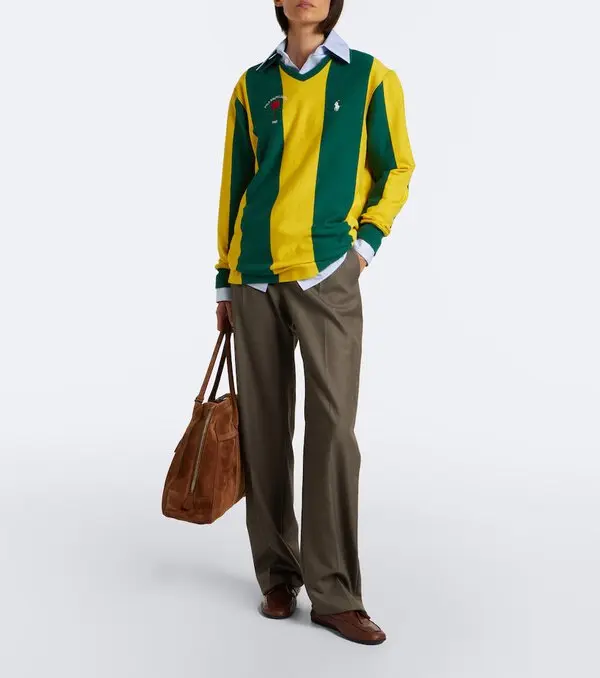 Polo Ralph Lauren Striped Cotton Jersey Polo Shirt