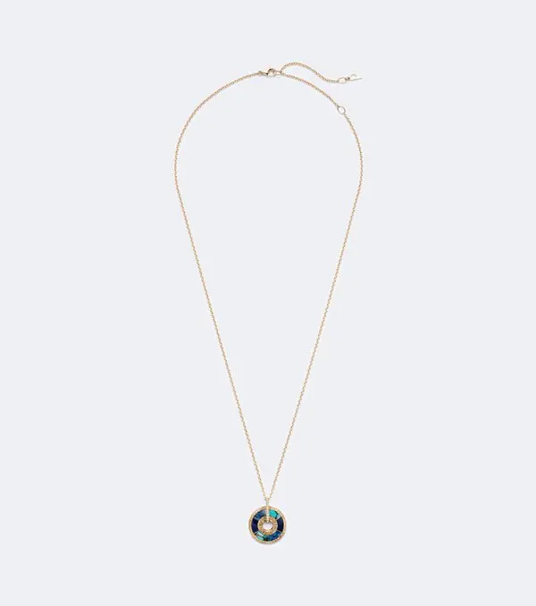 PIAGET Possession D�cor Palace 18kt Rose Pendant Necklace With Gemstones - Gold