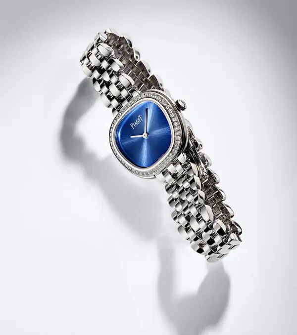 PIAGET Embellished Stainless Steel Quartz Watch