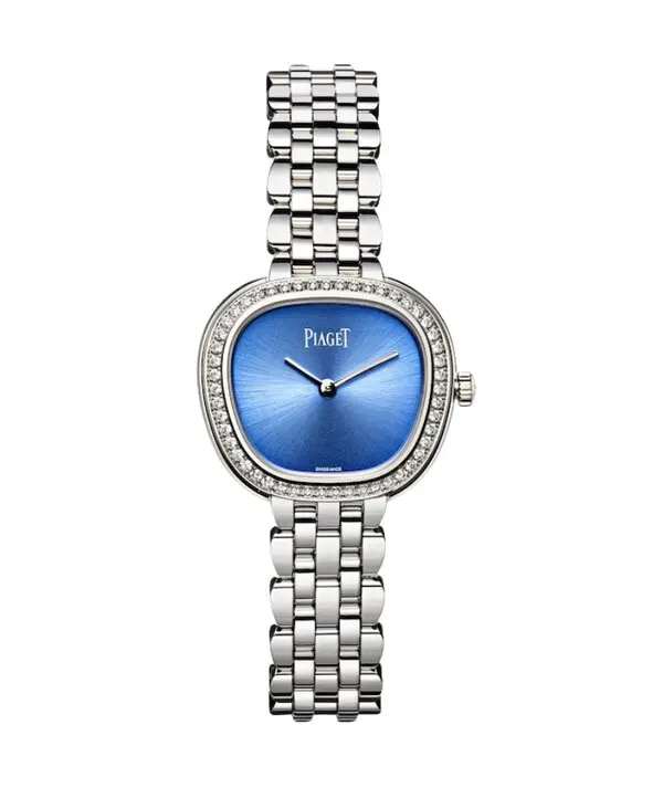PIAGET Embellished Stainless Steel Quartz Watch - Silver