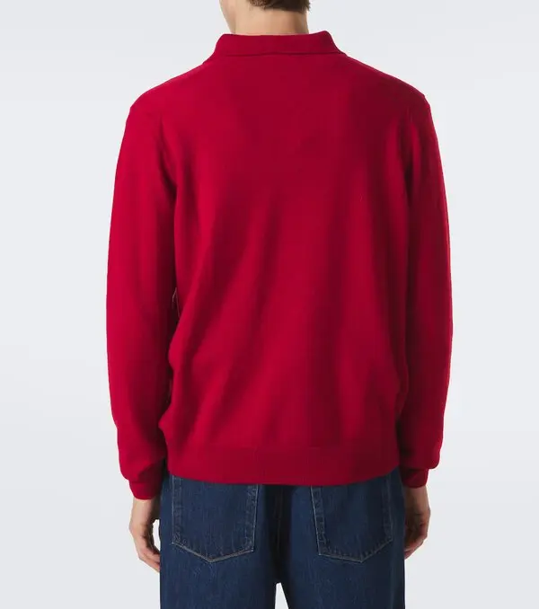 Sunspel Cashmere Polo Sweater
