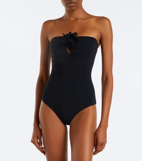 Magda Butrym Floral-appliqu� Swimsuit