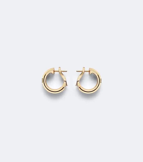 PIAGET Possession Decor Palace 18kt Rose Hoop Earrings With Diamonds