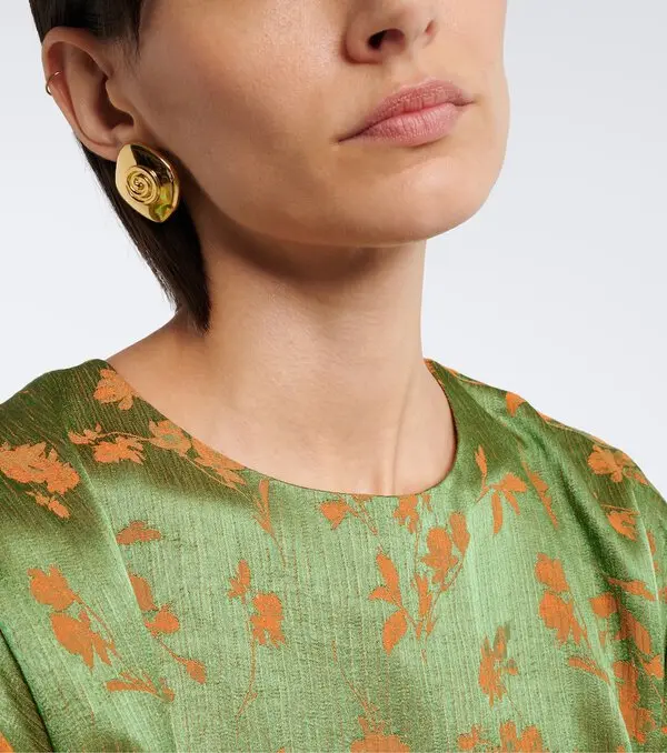 DEHANCHE Déhanche Koru 14kt -plated Stud Earrings