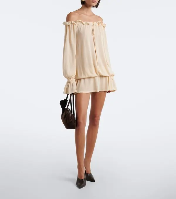 AYA MUSE Cryo Ruffled Minidress
