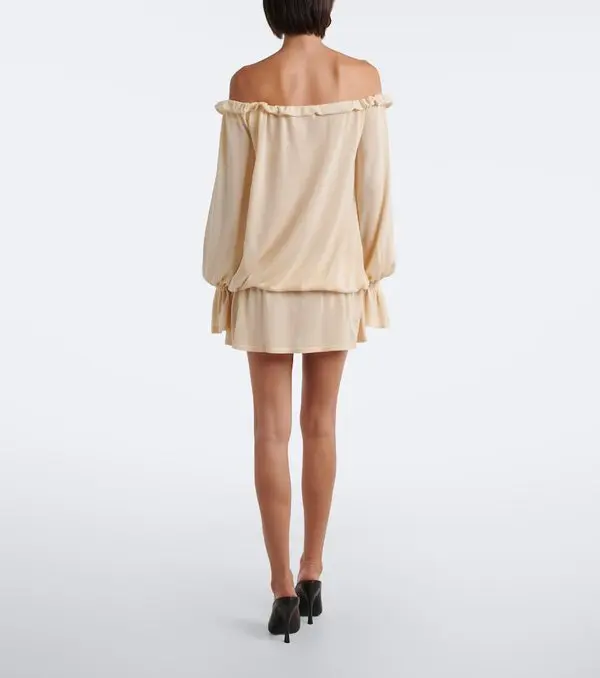 AYA MUSE Cryo Ruffled Minidress