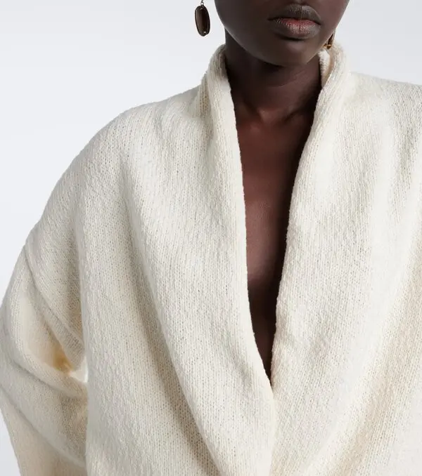AYA MUSE Kena Cotton Wrap Top In Off