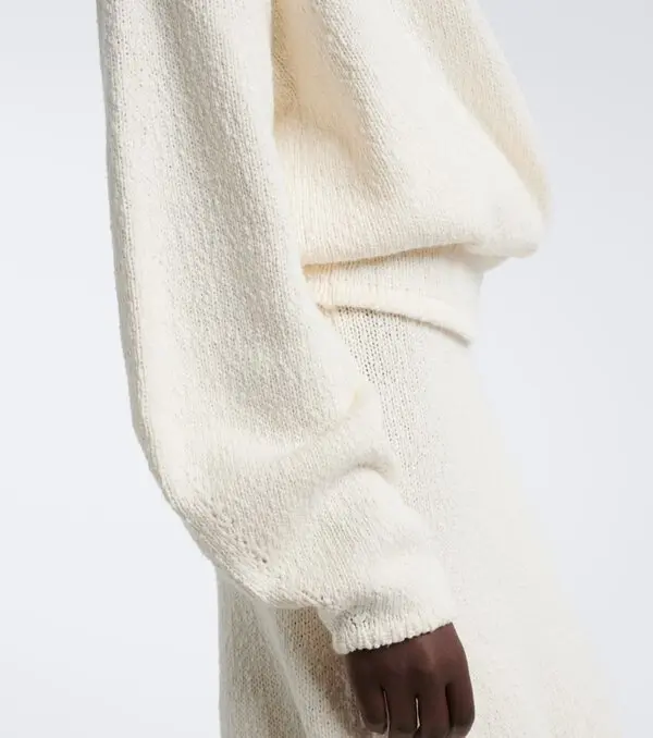 AYA MUSE Kena Cotton Wrap Top In Off
