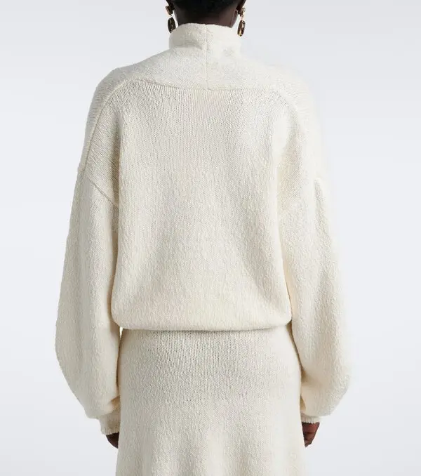 AYA MUSE Kena Cotton Wrap Top In Off