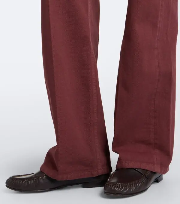 Brunello Cucinelli Monili Straight Jeans - Burgundy
