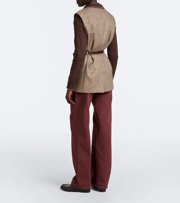 Brunello Cucinelli Monili Straight Jeans - Burgundy