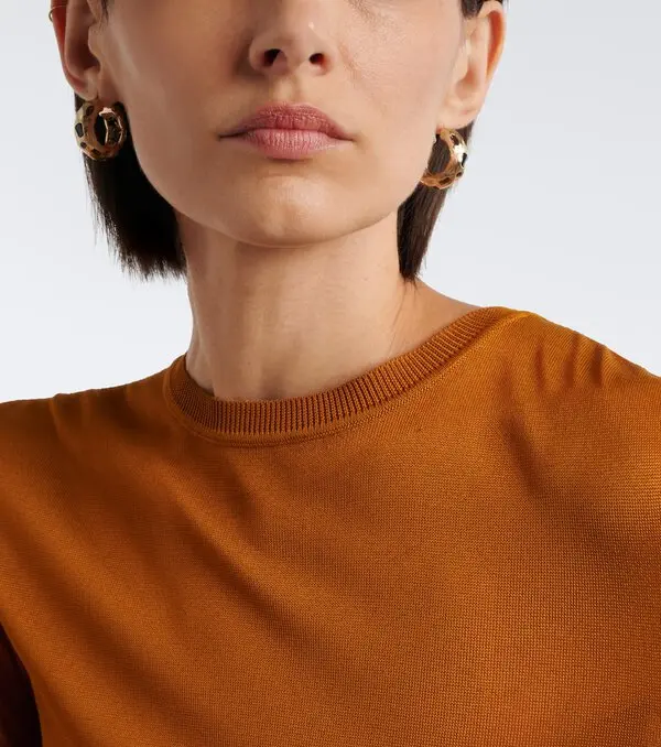 JIMMY CHOO Crystal-embellished Hoop Earrings