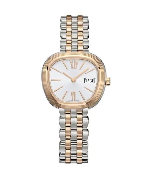 PIAGET Rose And Stainless Steel Watch - Gold