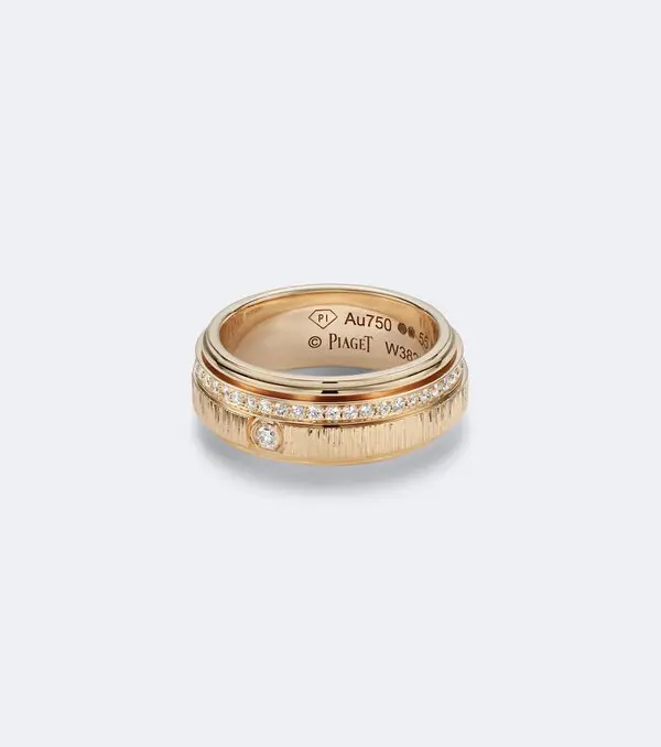 PIAGET Possession D�cor Palace 18kt Rose Ring With Diamonds - Gold