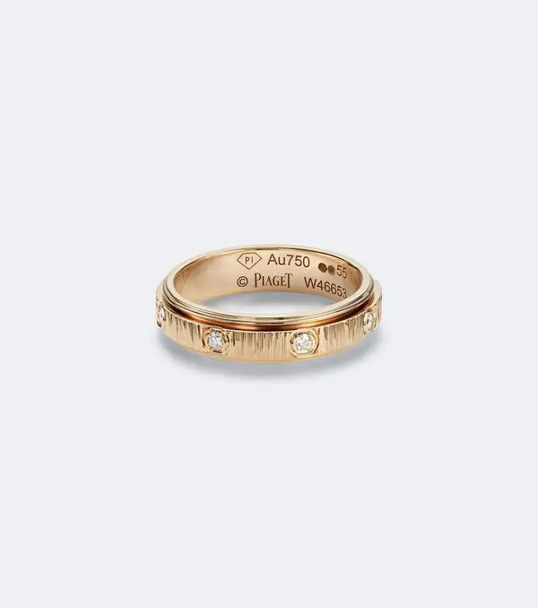 PIAGET 18kt Rose And Diamond Ring - Gold