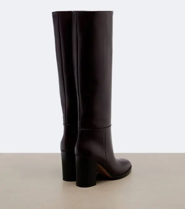 GIANVITO ROSSI Santiago Knee-high Leather Boots