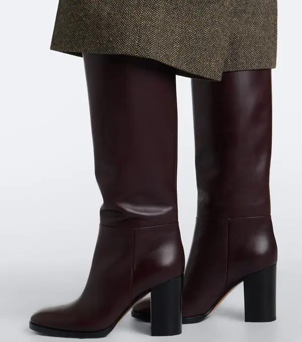 GIANVITO ROSSI Santiago Knee-high Leather Boots