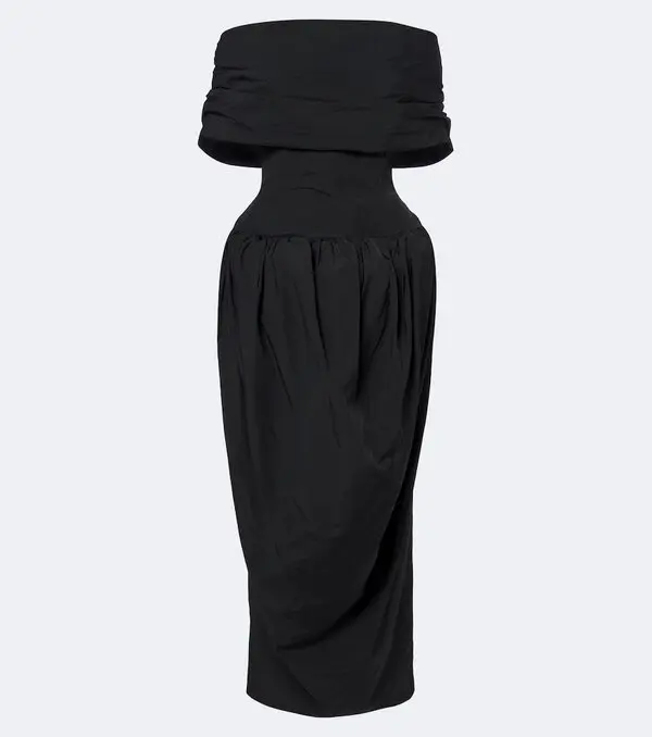 Magda Butrym Draped Gown - Black