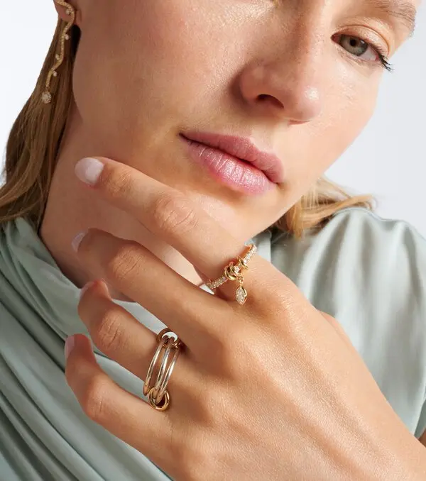 SPINELLI KILCOLLIN Pia 18kt Yellow Ring With Diamonds