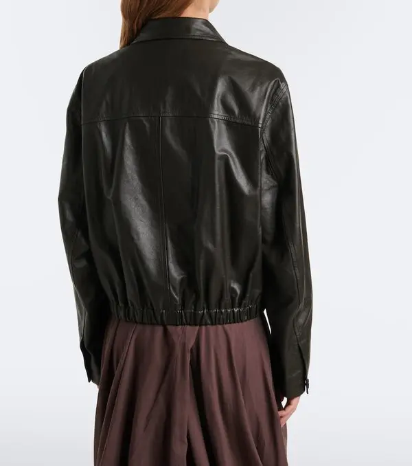 LEMAIRE Leather Blouson Jacket