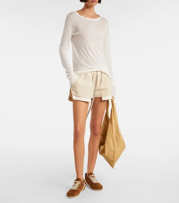 Rick Owens Suede Lace-up Sneakers - Brown