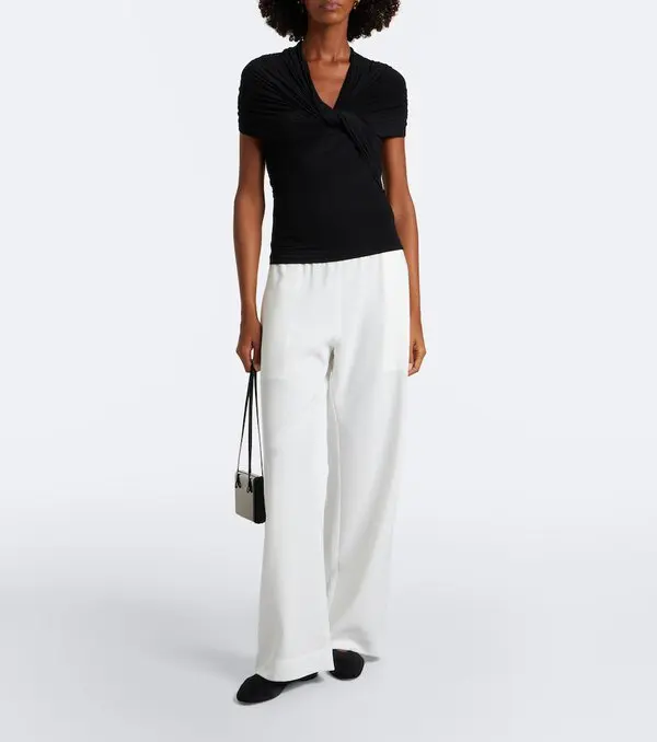 Tove Hadara Gathered Top - Black