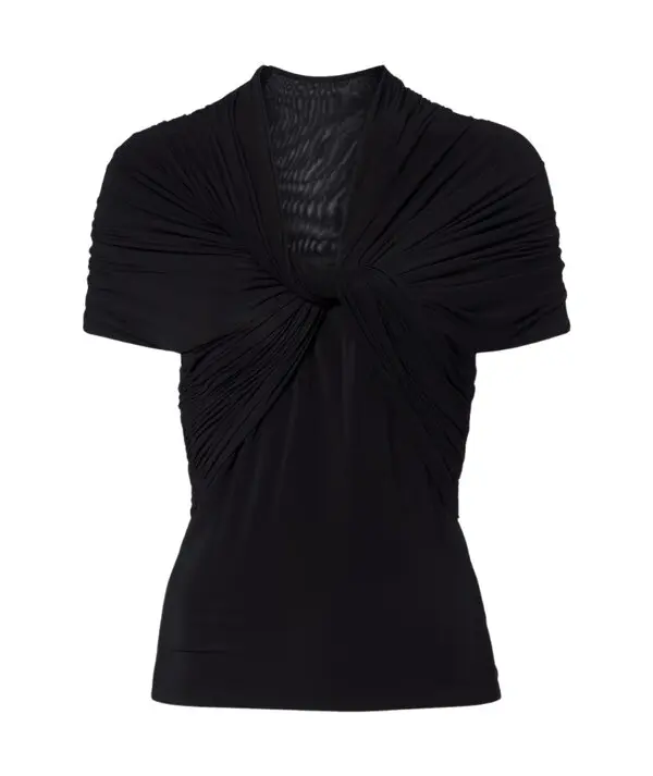 Tove Hadara Gathered Top - Black