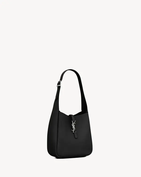 Saint Laurent Le 5 À 7 Supple Small Grained Leather Shoulder Bag - Black
