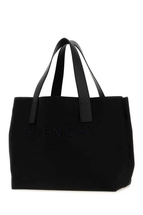 Givenchy Canvas Cargo Shopping Bag - Black