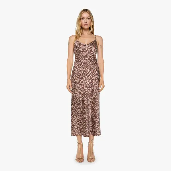 Sablyn Dune-cinnabar Print V-neck Maxi Dress - Leopard