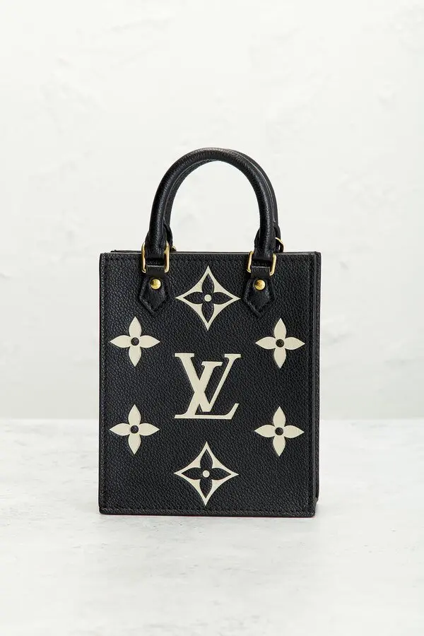 FWRD RENEW Louis Vuitton Empreinte Monogram Giant Petit Sac Plat Tote Bag