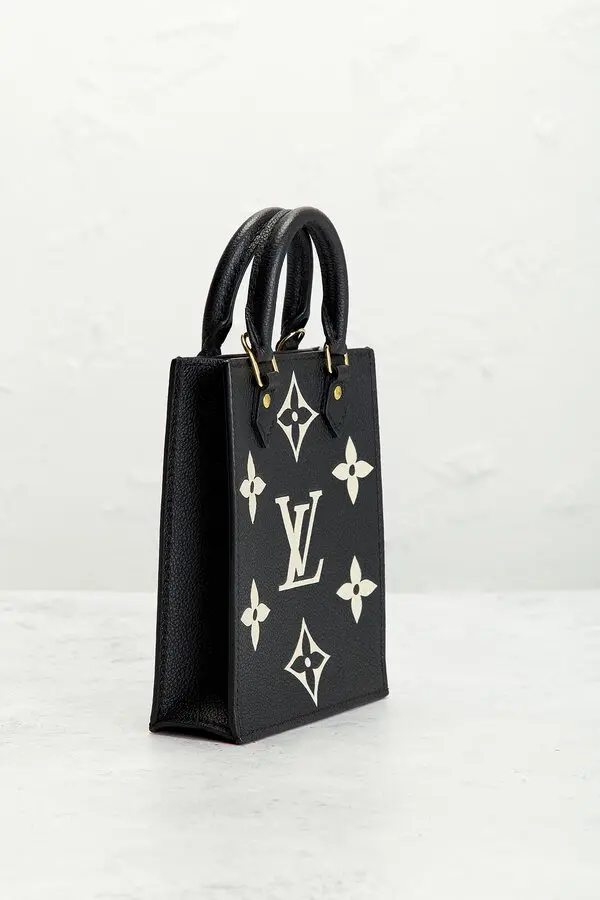 FWRD RENEW Louis Vuitton Empreinte Monogram Giant Petit Sac Plat Tote Bag