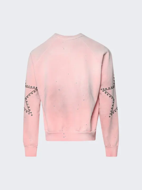 SATOSHI NAKAMOTO Star Studded Crewneck Dusty