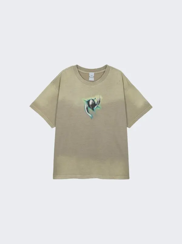 PROTOCOL INDEX Fk Centerline Dart Washed Tee Taupe - Khaki
