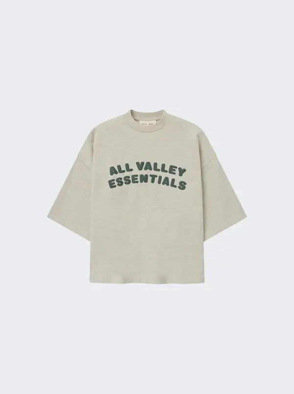 Fear Of God Boxy Fit Merch Tee Vanilla Heather - Ivory
