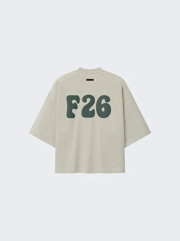 Fear Of God Boxy Fit Merch Tee Vanilla Heather