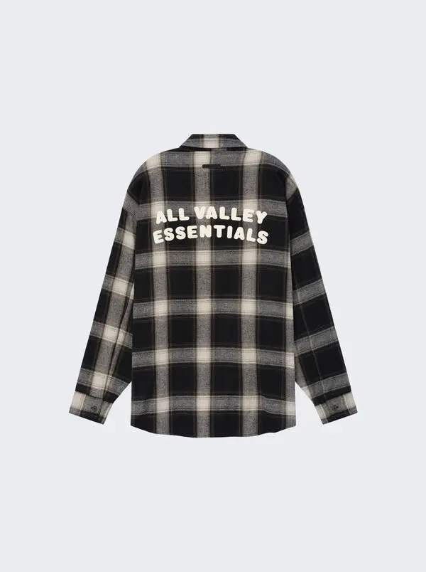 Fear Of God Button Up Shirt Iron Plaid