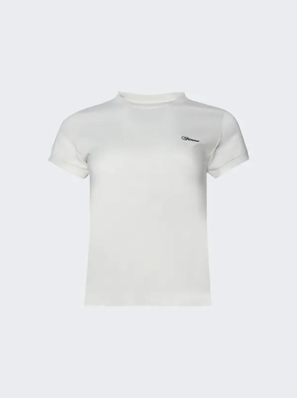 Vetements Femme Fitted Tee - White