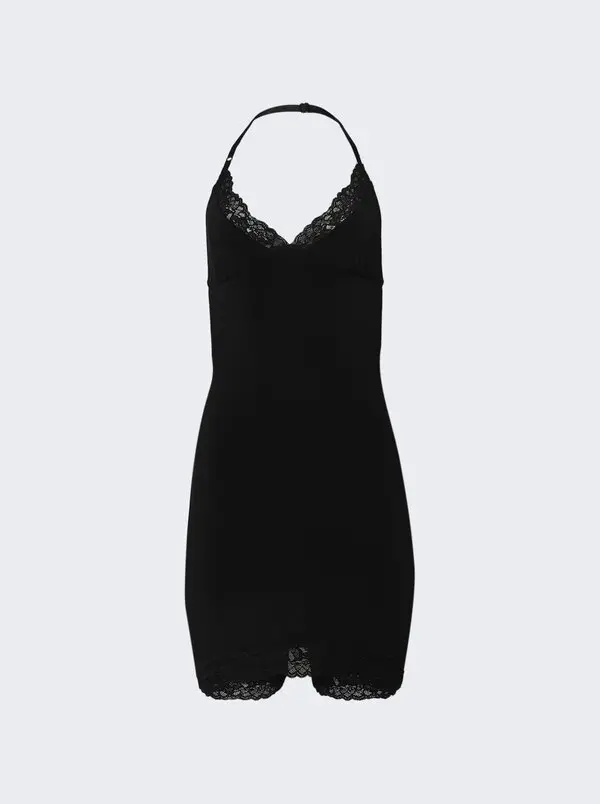 Vetements Negligee Dress Merged With Shorts - Black