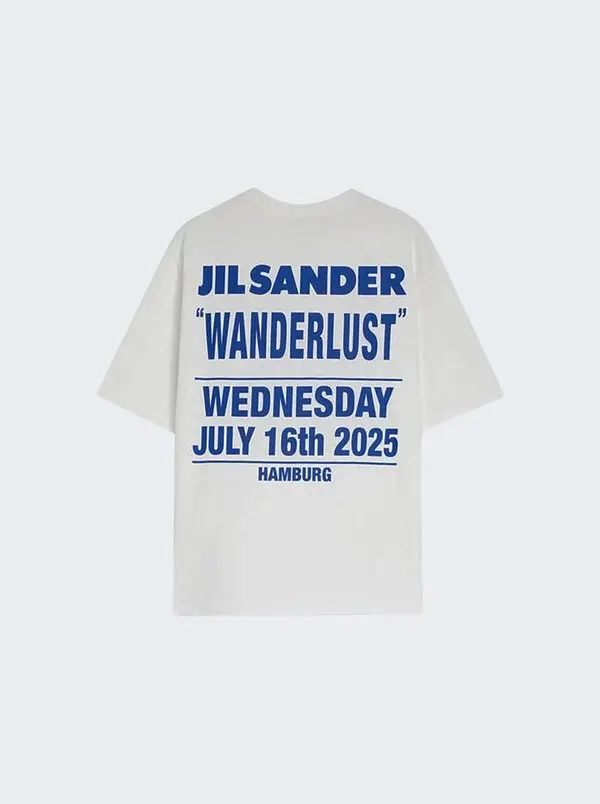 JIL SANDER Cotton T-shirt Photograph Print