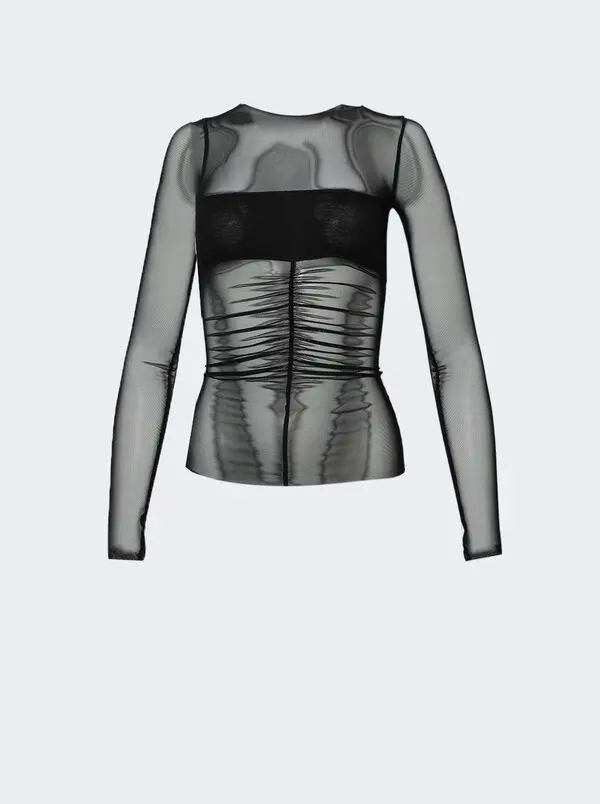 Rick Owens Temple Bandeau Top - Black