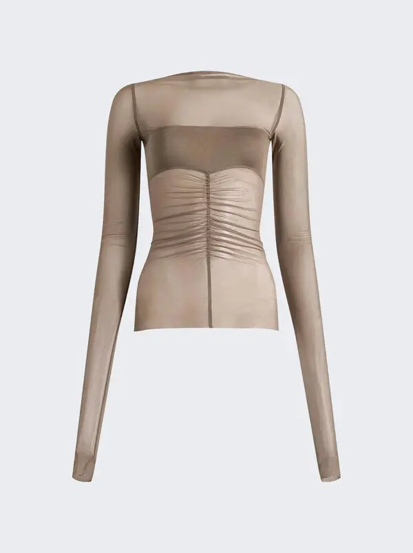 Rick Owens Temple Bandeau Top Sand