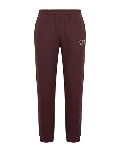 EA7 Pants Burgundy Size Polyester, Cotton - Red