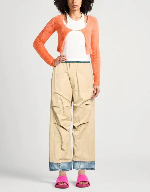 Dsquared2 Cotton Twill Wide-leg Pants