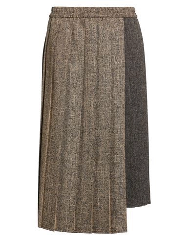 KAOS Midi Skirt Sand Size Polyester, Viscose, Elastane