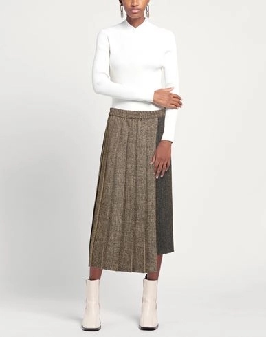 KAOS Midi Skirt Sand Size Polyester, Viscose, Elastane