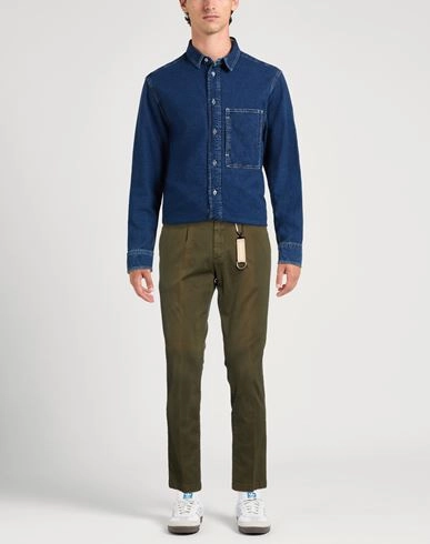 MANUEL RITZ Cotton Elastane Chino Pants - Green