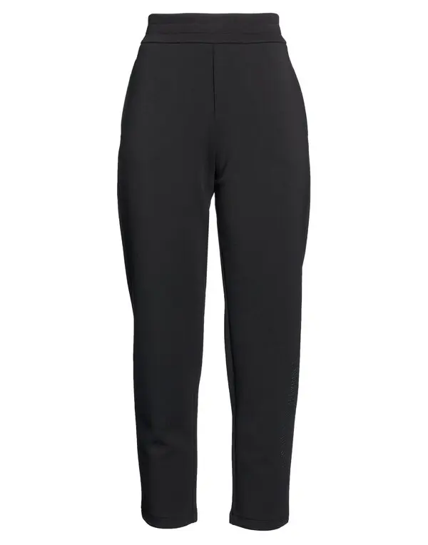 Armani Exchange High Waisted Track Pants - Black