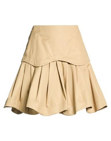Sandro Mini Skirt Size Cotton - Beige