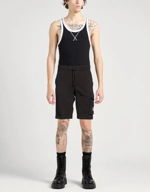 Calvin Klein Cotton Terry Athletic Shorts With Cargo Pocket